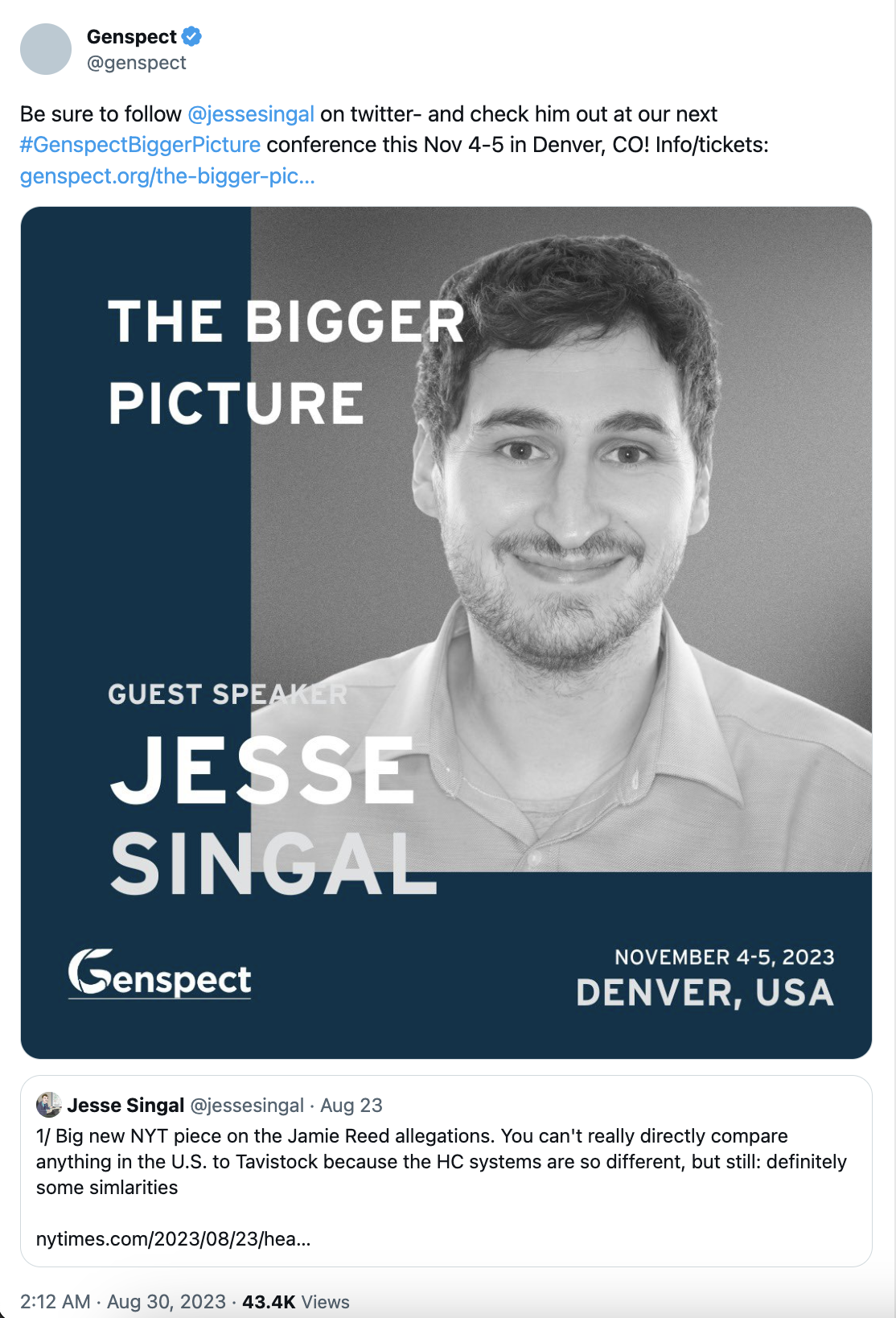 Jesse Singal biography: timeline to transphobia – Transgender Map